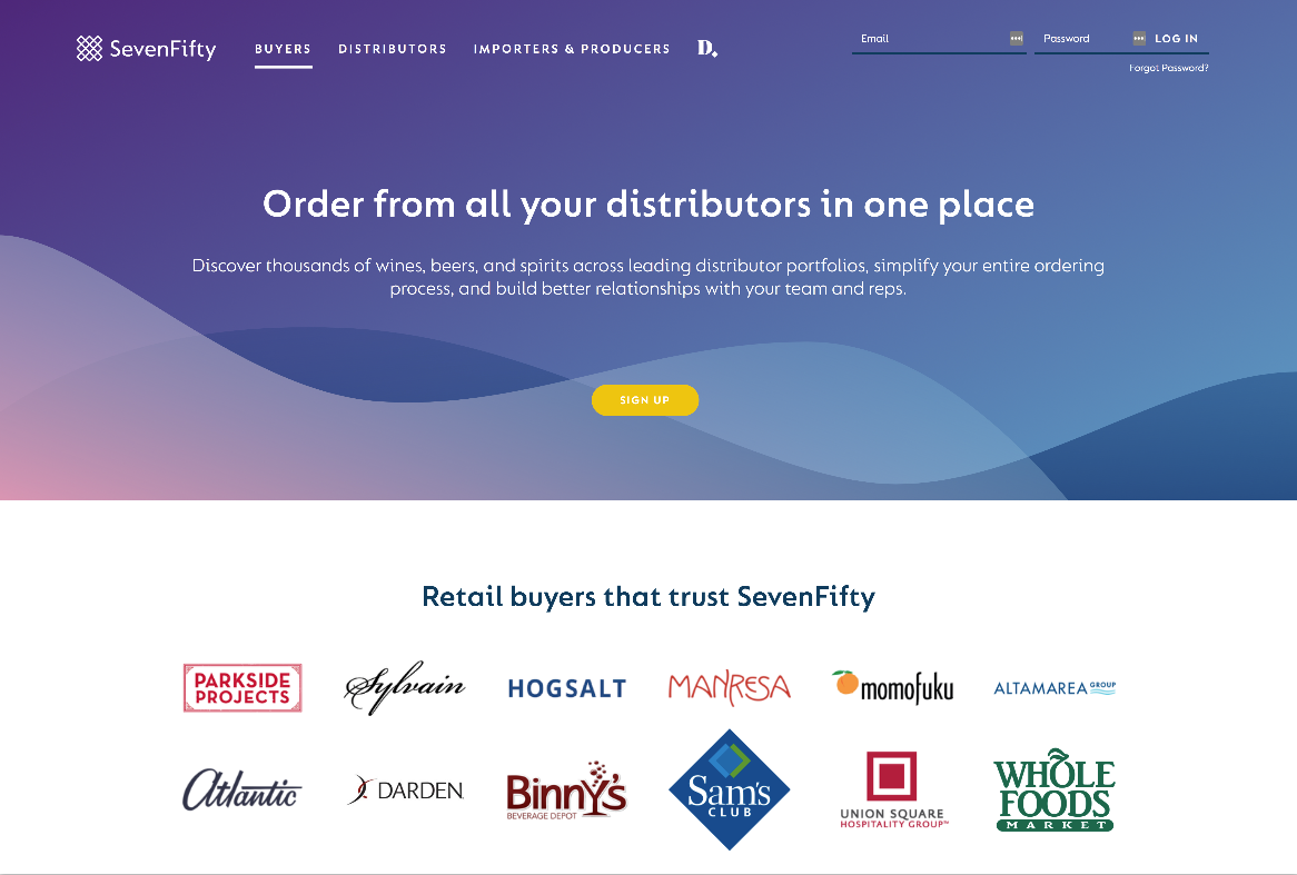 SevenFifty for Retail Buyers | go.sevenfifty.com